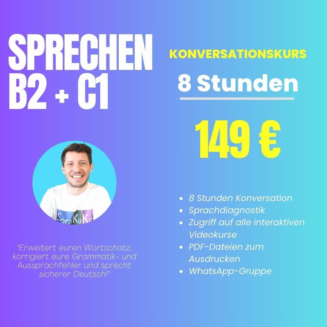 Deutschkurse online | Deutschunterricht & Videokurse A1 - C2